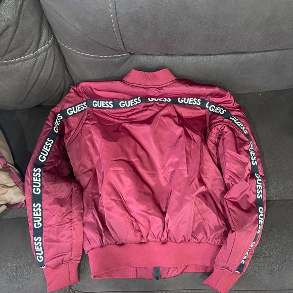 Guess | Jackets & Coats | Red Guess Puffer Jacket | Poshmark